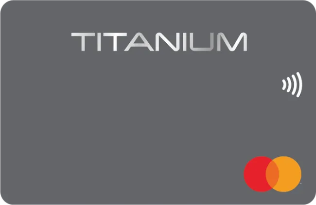 Tarjetas de crédito TITANIUM Visa & Mastercard