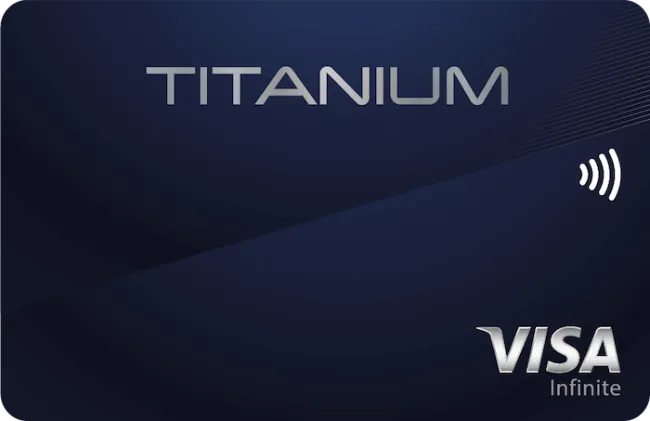 Tarjetas de crédito TITANIUM Visa & Mastercard